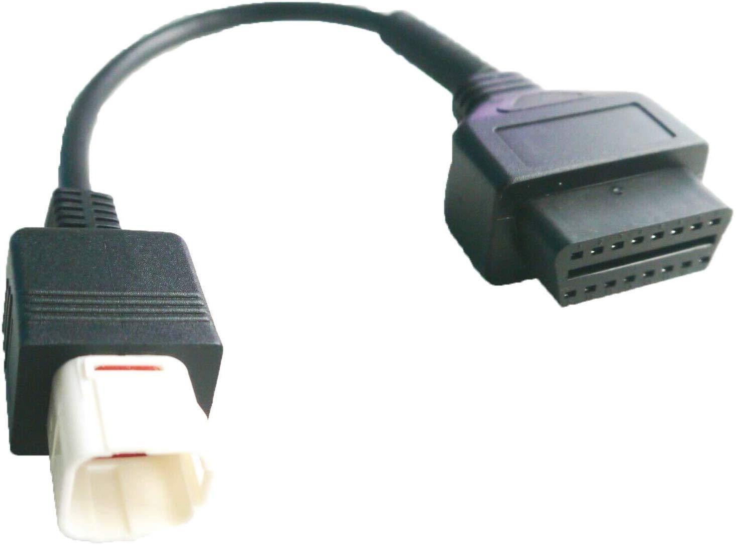 OBD2 to 4 Pin Diagnostic Plug Adaptor Cable for Yamaha Motorcycle Bike